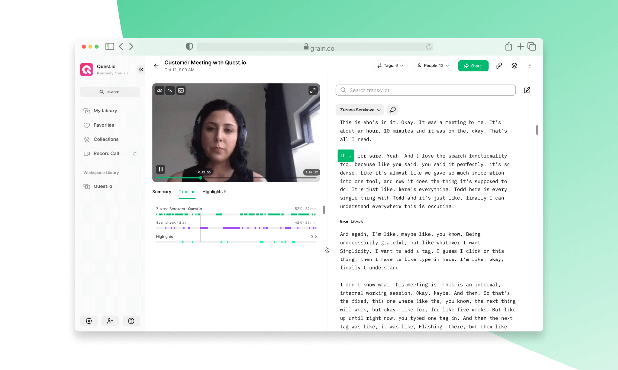 How To Transcribe Interviews In 3 Easy Steps Grain Blog